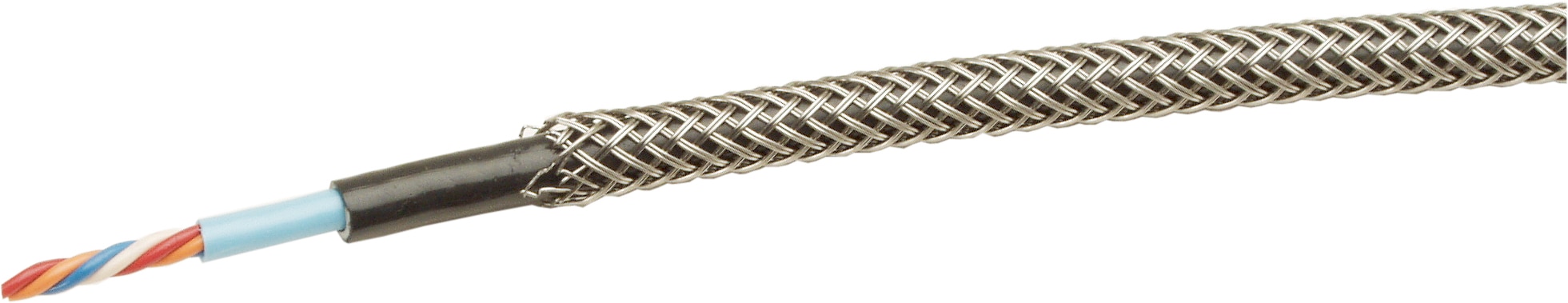 Sensor cable, black, with steel braiding - Business | HLS Austria