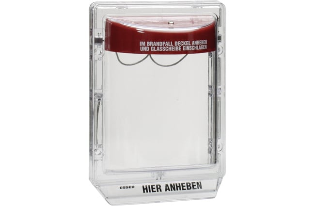 Protective cover for manual call points, German - Business | HLS Austria